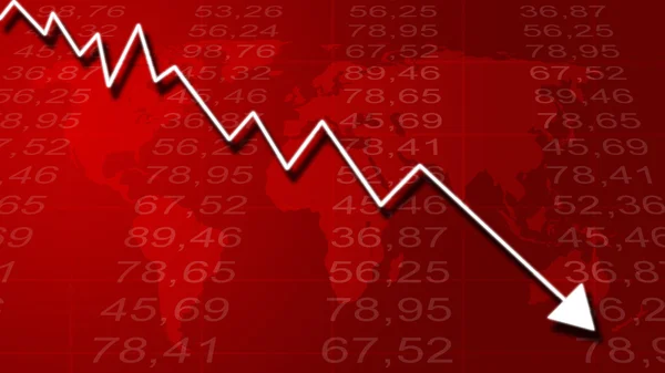 Stock market diagram on dark background Stock Photos, Royalty Free ...