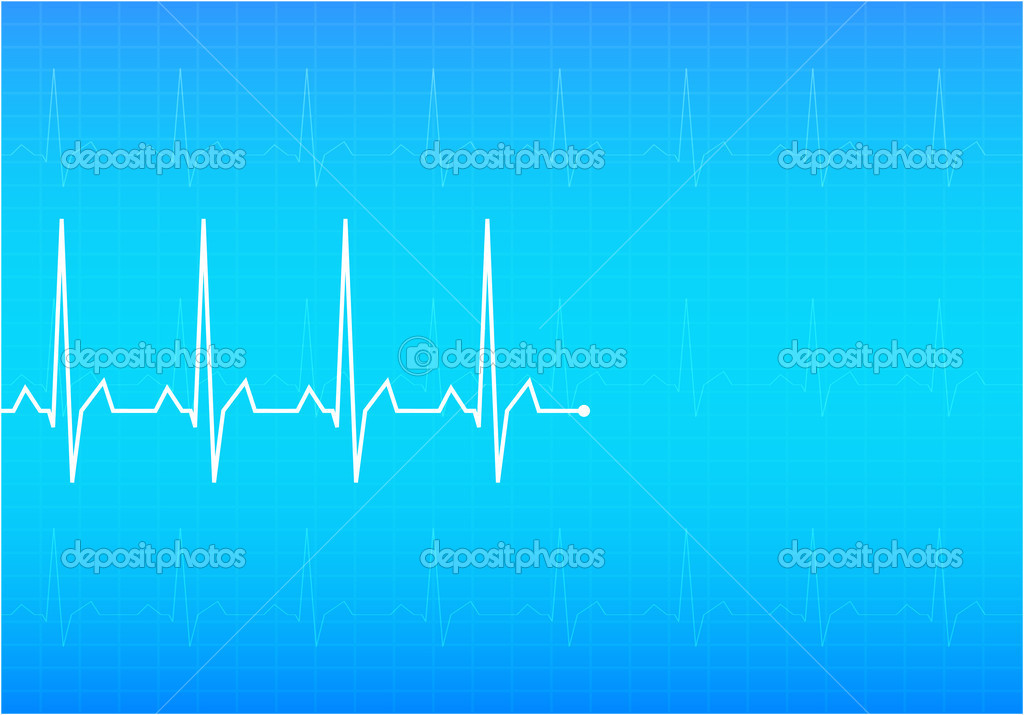 ECG Electrocardiograma, vector Vector de stock por ©wawritto 23706077