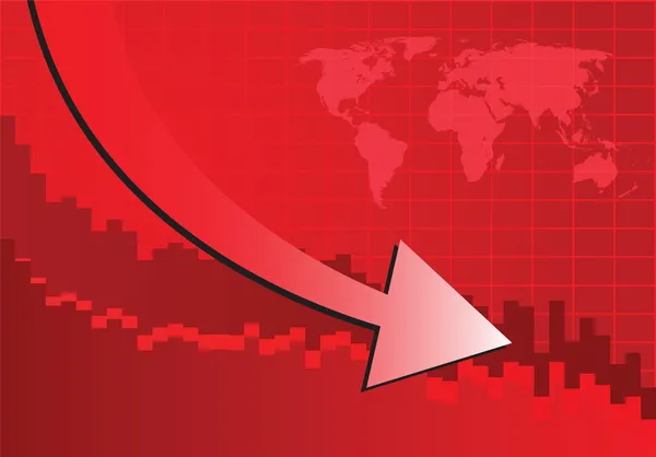 Arrow going down Vector Art Stock Images | Depositphotos