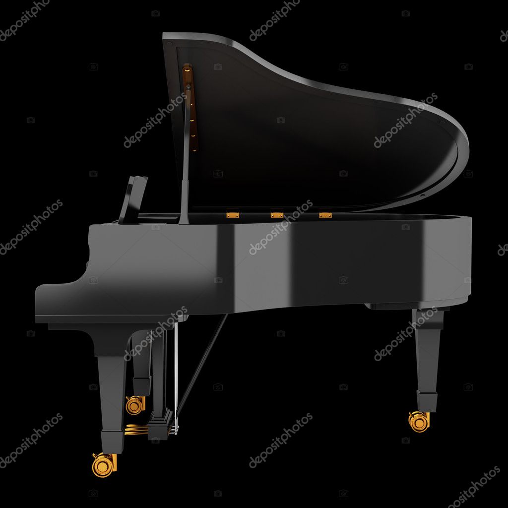 Grand Piano Side View