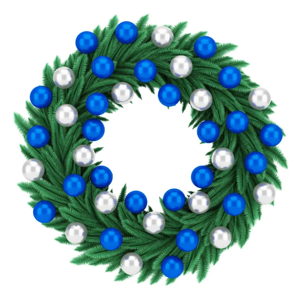 Blue christmas wreath Stock Photos, Royalty Free Blue christmas wreath ...