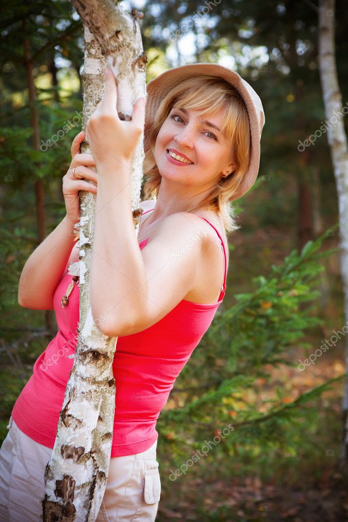Young girl in countryside Stock Photo by ©anpet2000 47348543