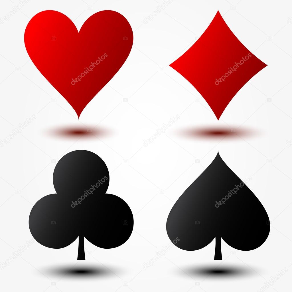 Playing Cards Suits. Vector Illustration Stock Vector Image by ...