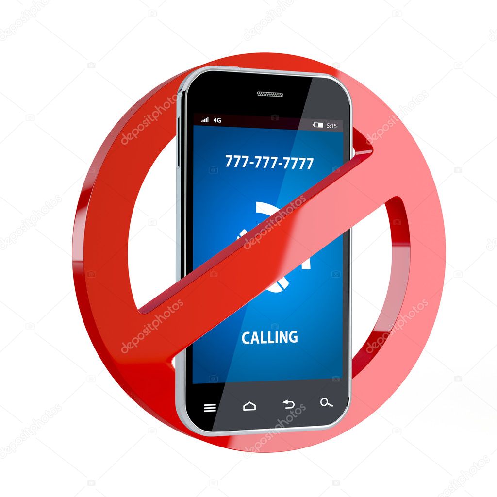 No cell phone sign — Stock Photo © denrud #27506777