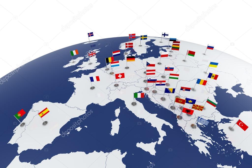 Europe map — Stock Photo © denrud #39698475