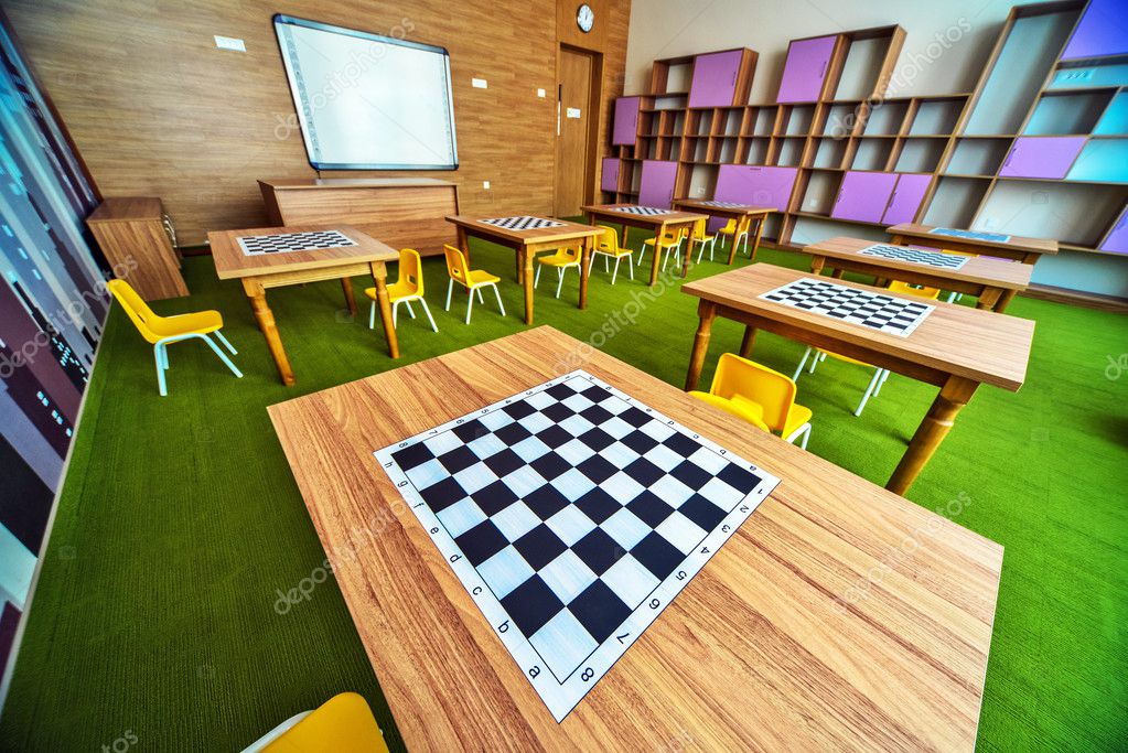 Modern iskola belső — Stock Fotó © baburkina #49578923