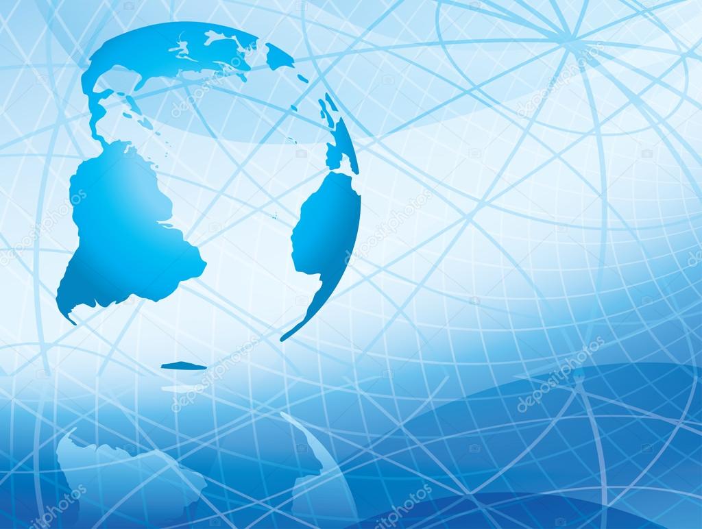 Light abstract background with continents - vector Stock Vector Image ...