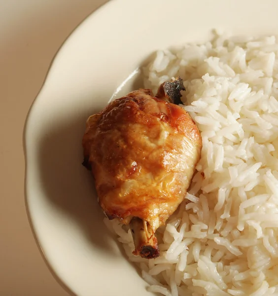 Rice with chiken Stock Photo by ©juice_team 42008045