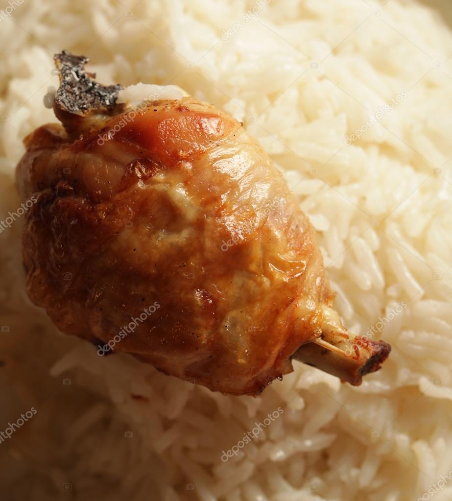 Rice with chiken Stock Photo by ©juice_team 42008045