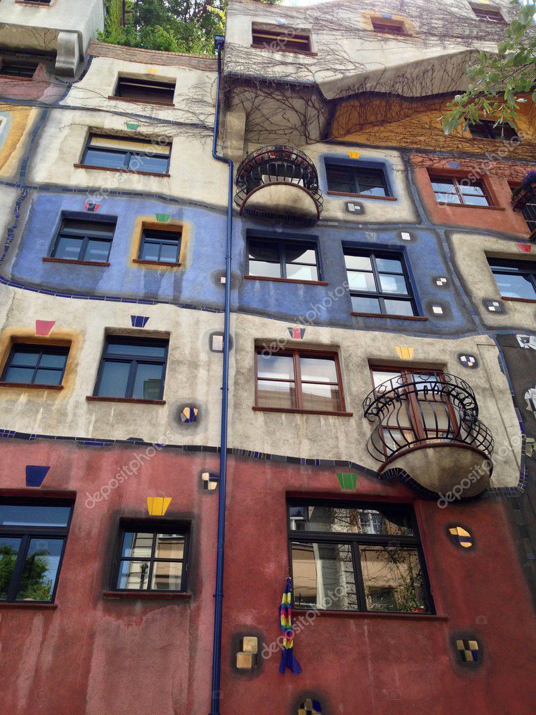 Hundertwasser House — Stock Photo © ego450 #27052323