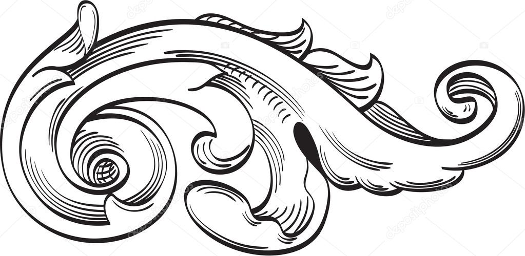 Single acanthus leaf — Stock Vector © buravtsoff #26741891 Single acanthus leaf — Stock Vector © buravtsoff #26741891