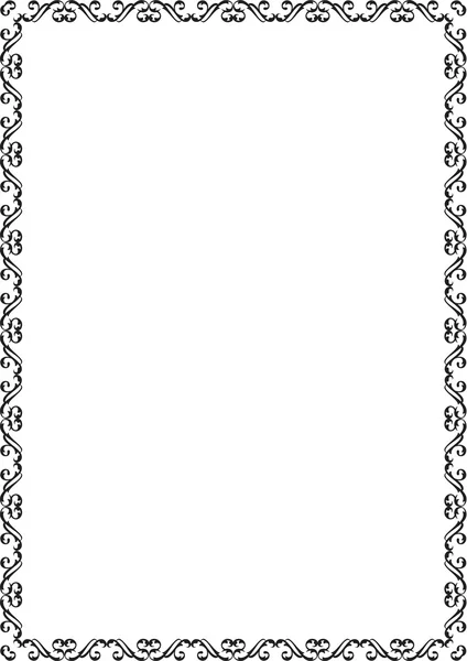 The baroque border — Stock Vector © buravtsoff #97831052