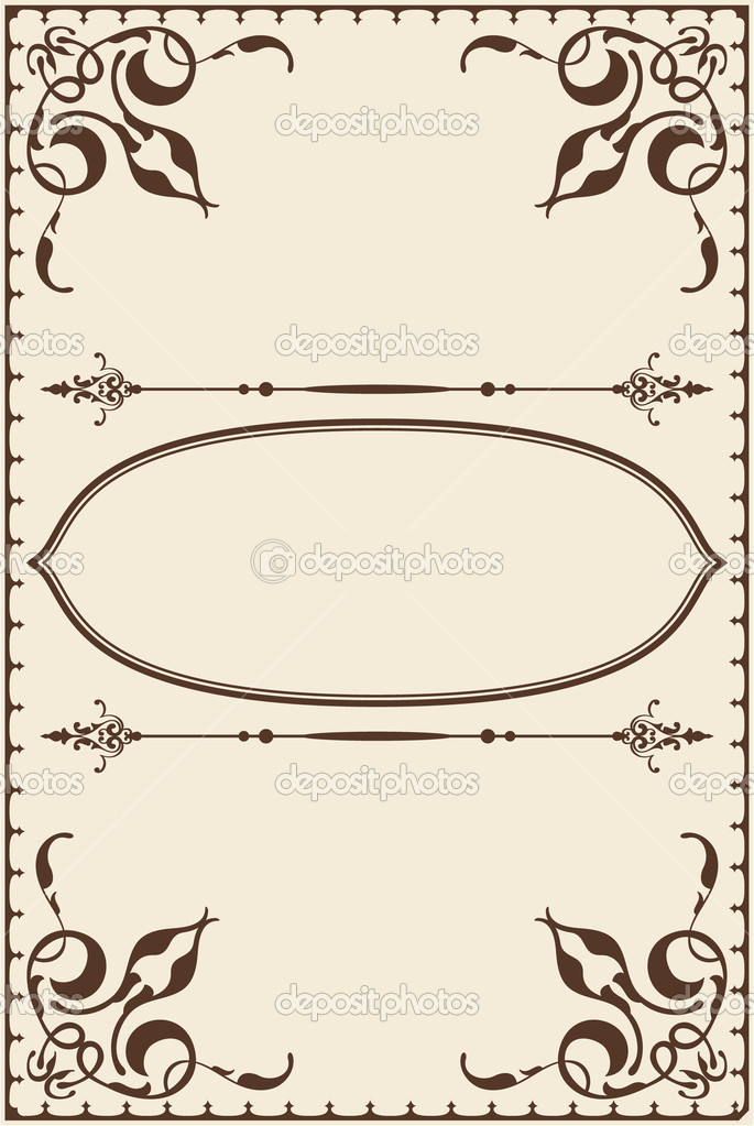 Victorian nice frame Stock Vector Image by ©buravtsoff #51529119