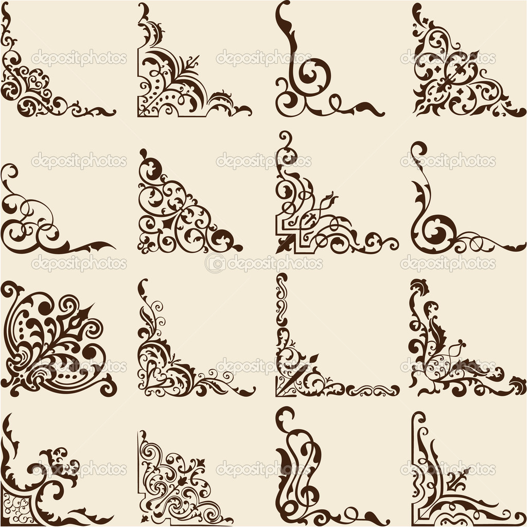 Corner set Stock Vector Image by ©buravtsoff #51529245