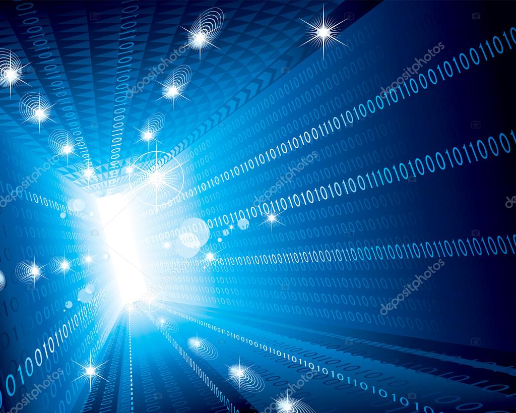 Binary Code Background Stock Vector by ©jineekeo 16980377