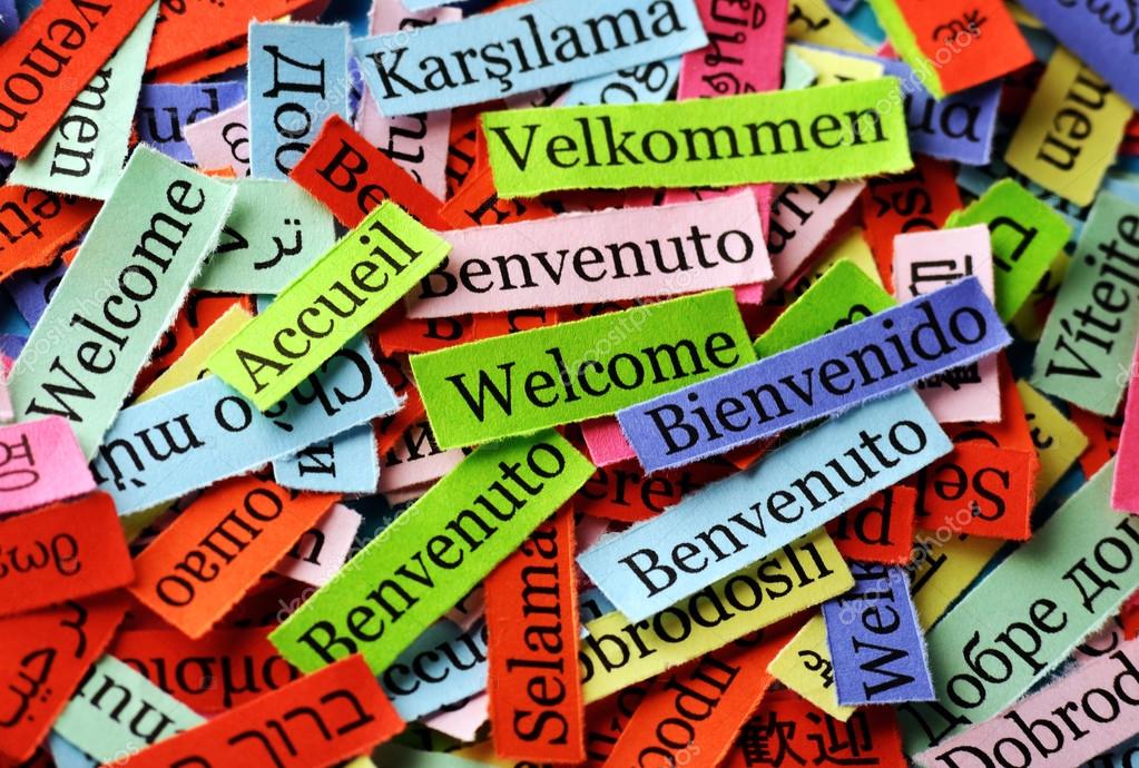 Welcome collage Stock Photo by ©ivosar 47858191