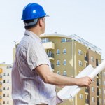Construction: Home Inspector Checking House Stock Photo by ©sjlocke ...