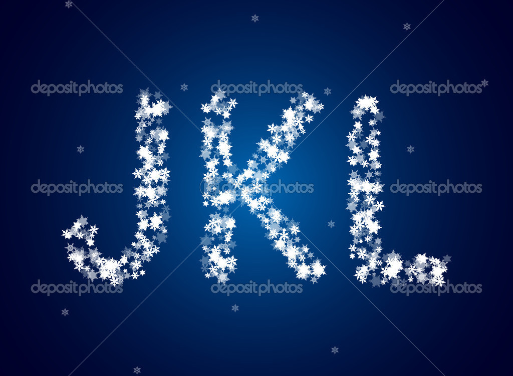 Snow letters Stock Vector Image by ©vtorous #33726049