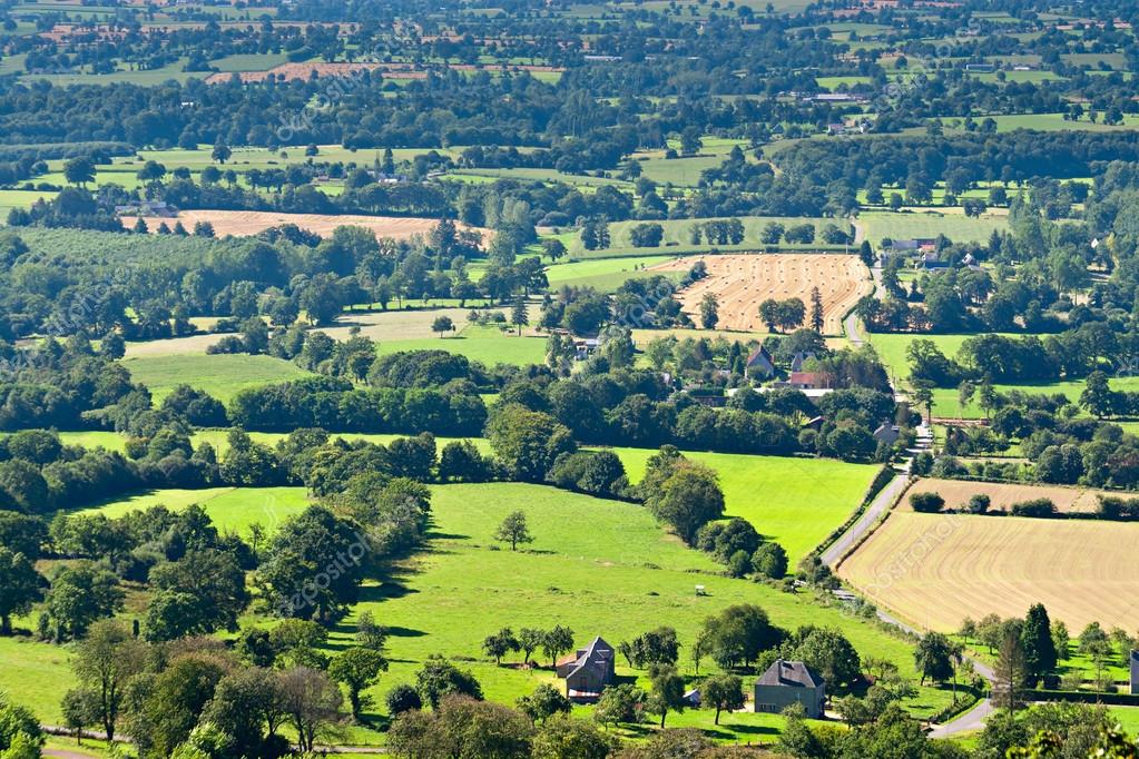 Typical Landscape in Normandy, France — Stock Photo © peresanz #12545427