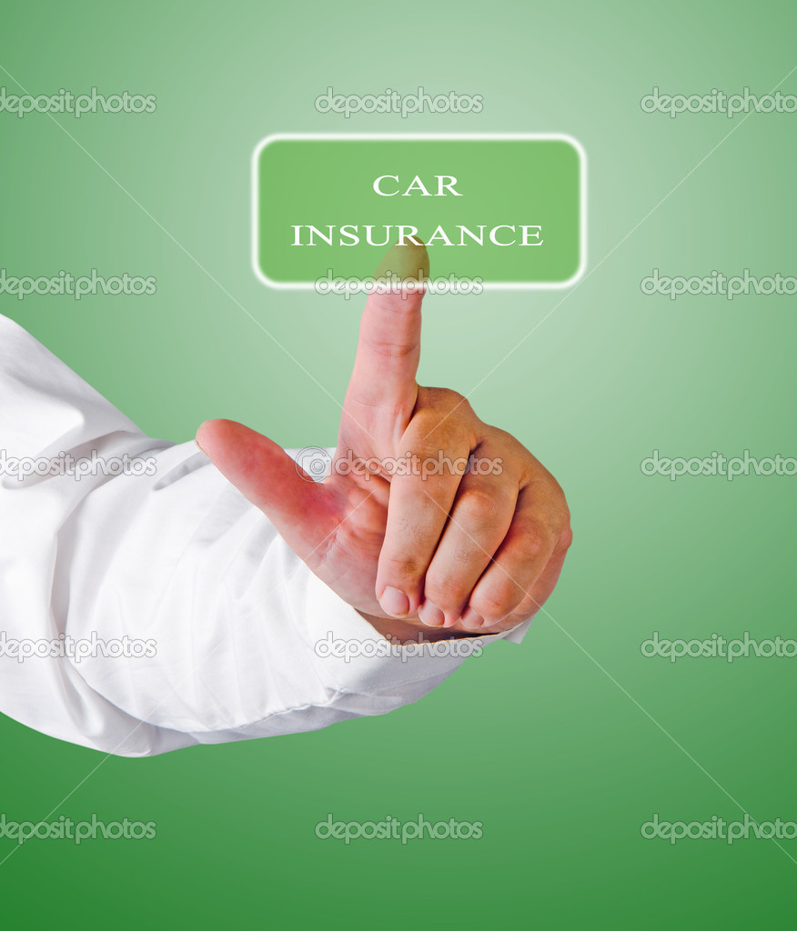 Button for car insurance — Stock Photo © vaeenma #16230217