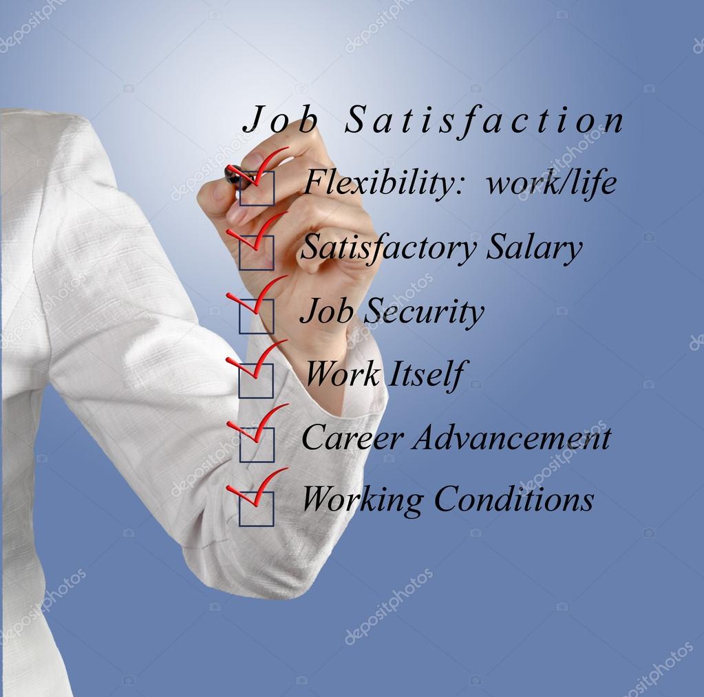 Job satisfaction list — Stock Photo © vaeenma #24294623
