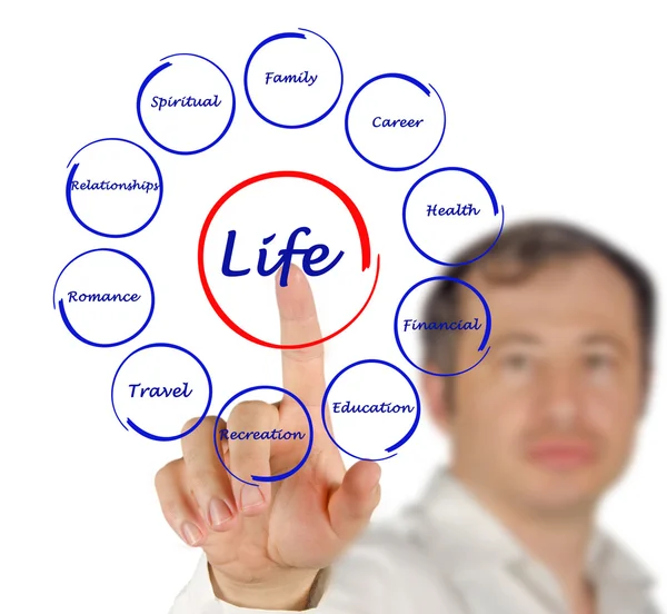 Diagram of a great life Stock Photo by ©vaeenma 70565885