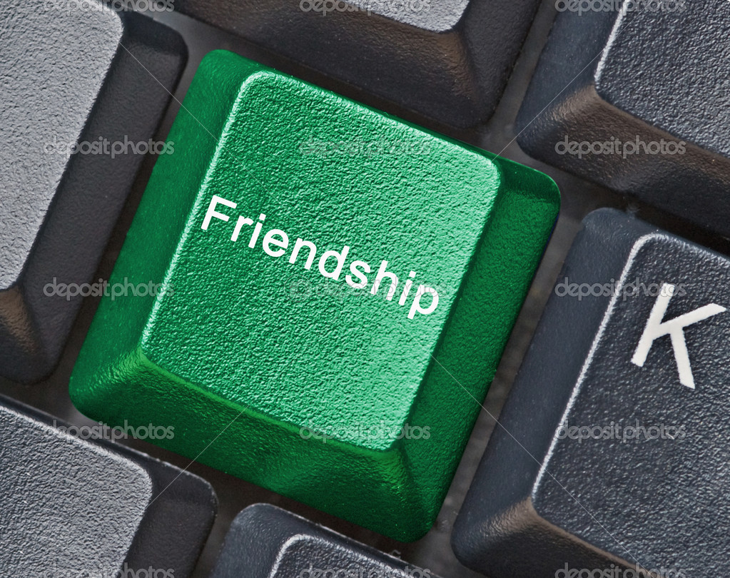 Hot key for friendship — Stock Photo © vaeenma #35806077