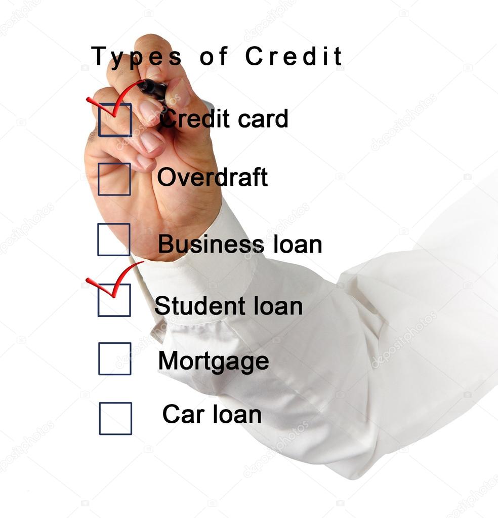 Types of credit — Stock Photo © vaeenma #38184499