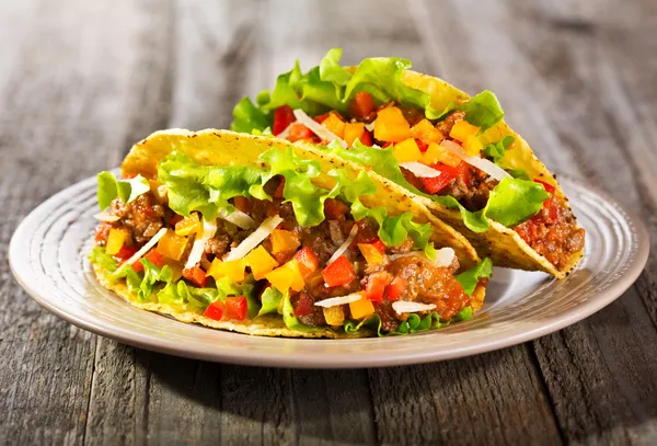 plate of taco - Stock Image - Everypixel