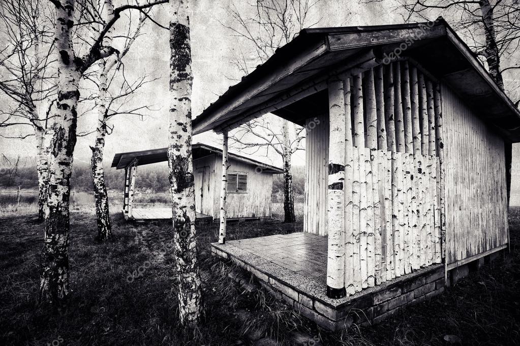 Spooky wooden cabin Stock Photo by ©sliper84 23995313
