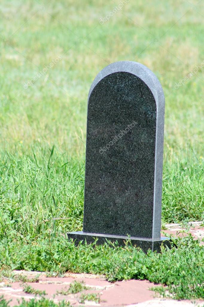 Blank gravestone — Stock Photo © OlgaTropinina #12468015