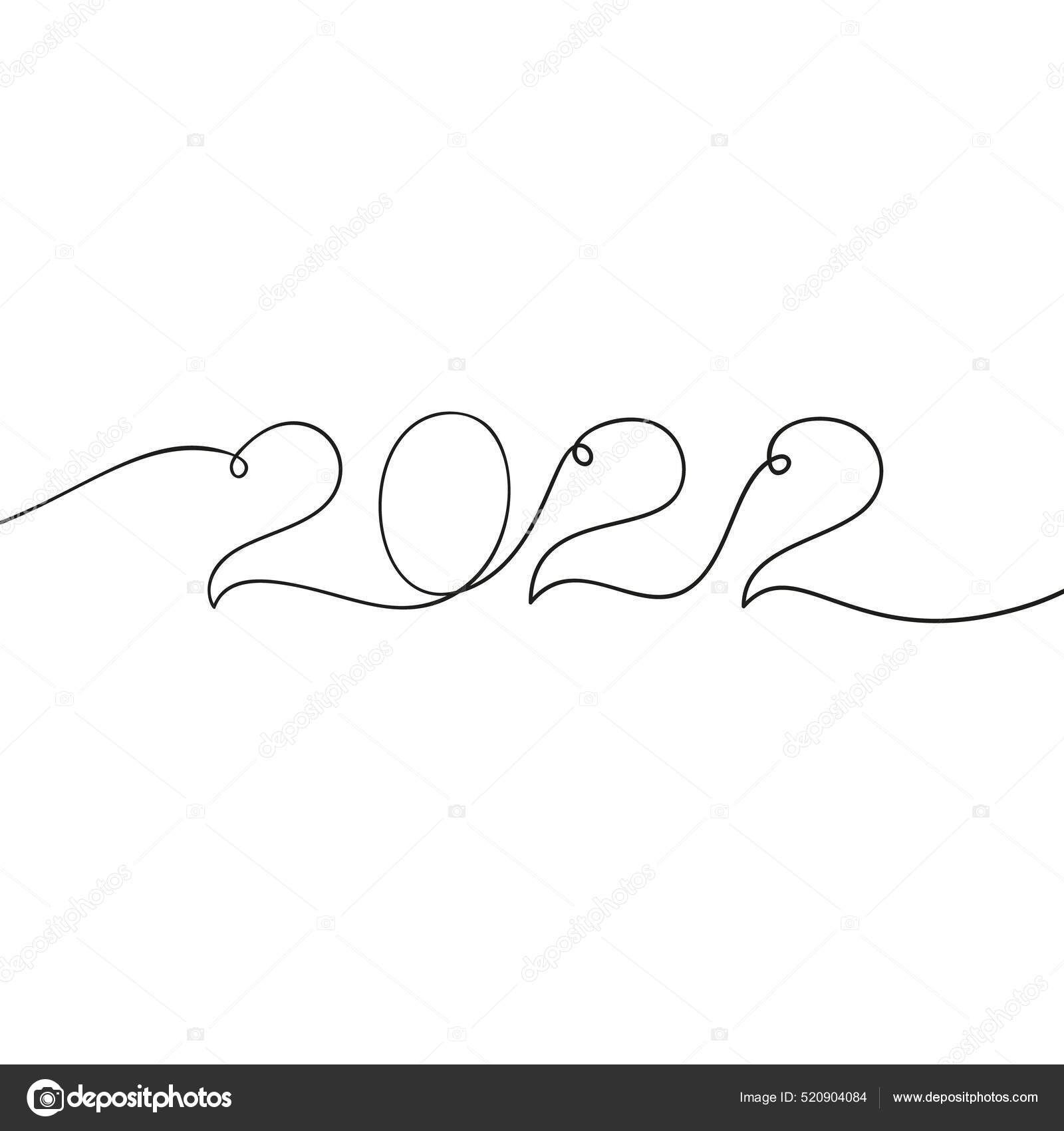 2022 Single Thin Line Drawing Continuous Line Art Drawing Simple Stock ...