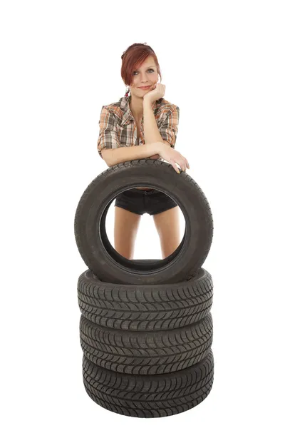 Girl tyre Stock Photos, Royalty Free Girl tyre Images | Depositphotos