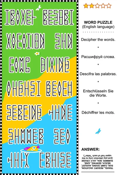 Word puzzle Stock Vectors, Royalty Free Word puzzle Illustrations ...