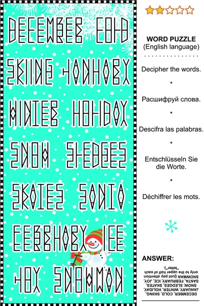 Word puzzle Stock Vectors, Royalty Free Word puzzle Illustrations ...