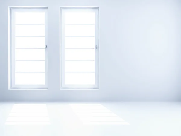 Empty clear room with light from windows - Stock Image - Everypixel