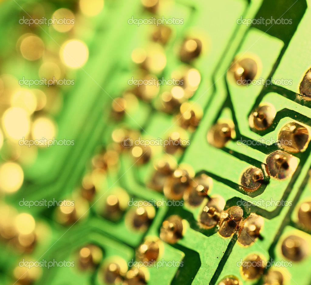 Computer microscheme — Stock Photo © janaka #38877089