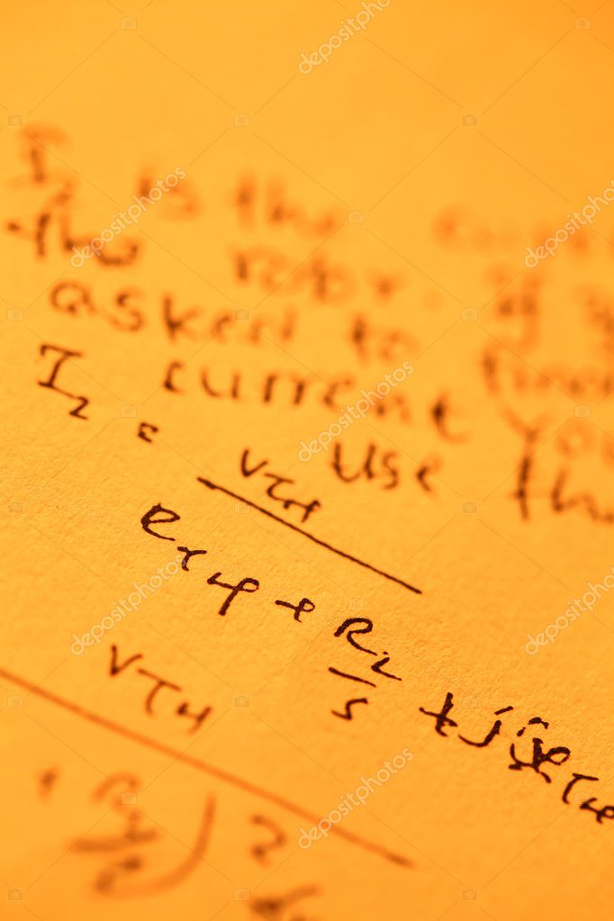 Mathematical text — Stock Photo © janaka #39955237