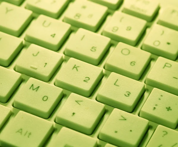 Modern green backlit keyboard Stock Photos, Royalty Free Modern green ...