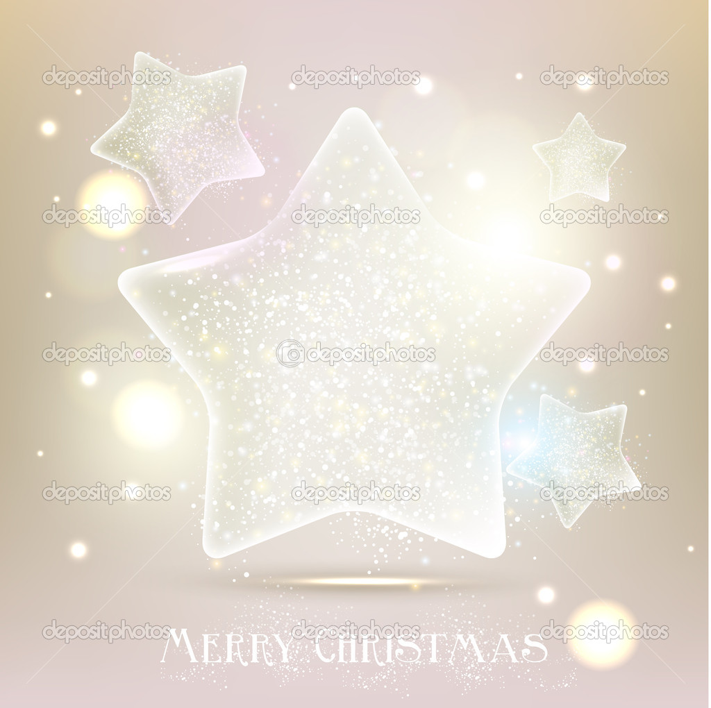 Stylized luminous stars. Vector background with copy space Stock Vector ...
