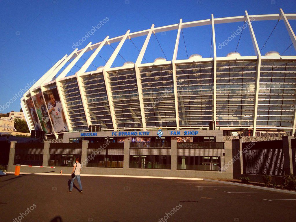 Olympic Stadium, Kiev — Stock Editorial Photo © morozzz #30338367