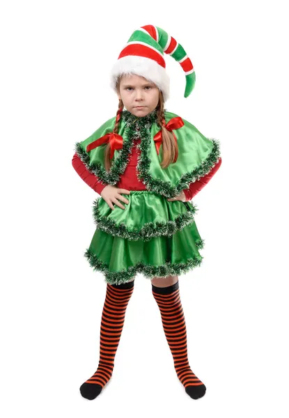 The angry little girl - Santa's elf. Stock Photo by ©McAndy 15841513