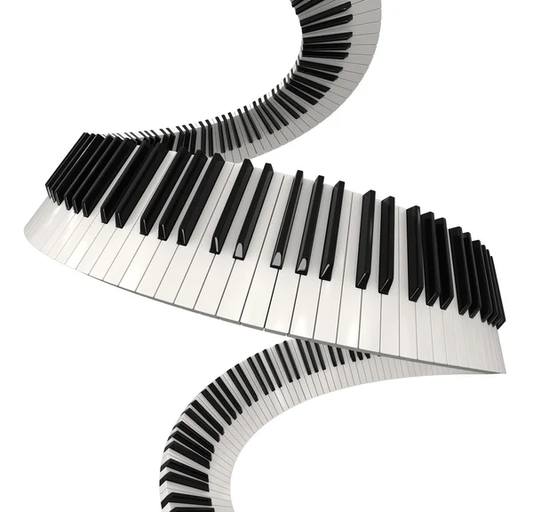 Piano keyboard wave Stock Photo by ©panama555 31781843