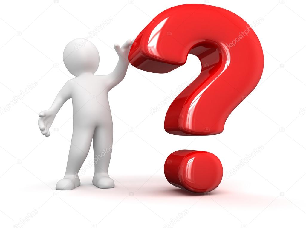 3D Person with Question Mark Stock Photo by ©panama555 31780079