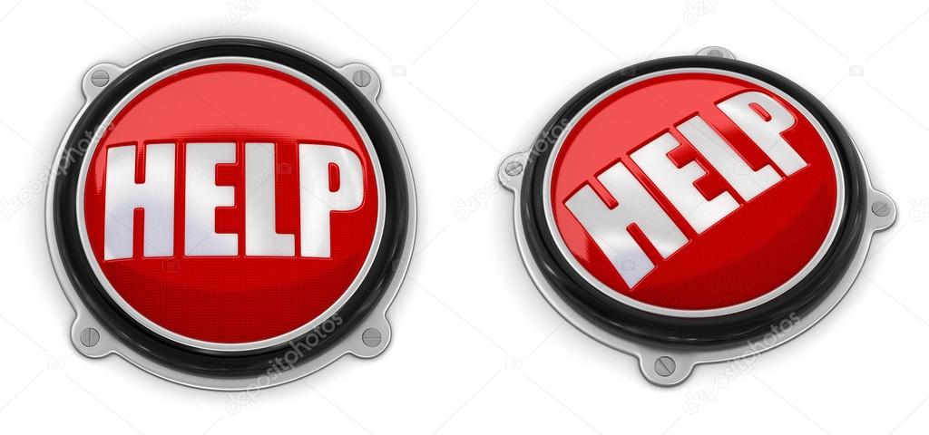 Red help button. Stock Photo by ©panama555 31781079