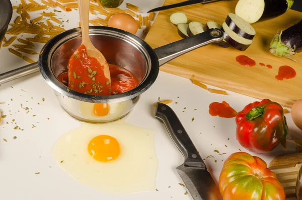 Untidy cooking - Stock Image - Everypixel