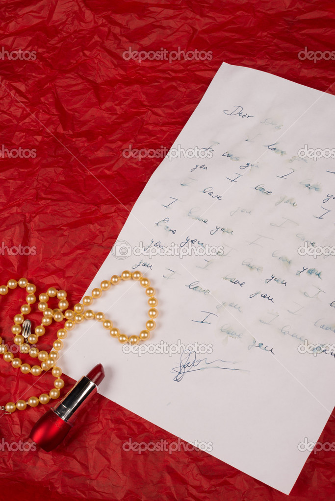 Tear drenched love letter — Stock Photo © OlafSpeier #29478439