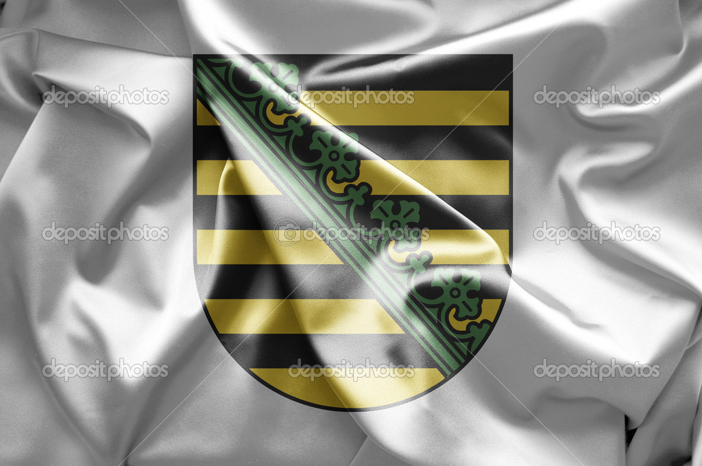Freistaat Sachsen Flags and symbols of Germany. — Stock Photo © ruskpp ...