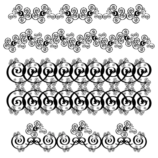 Black effortless border — Stock Vector © OlgaDrozd #4408212