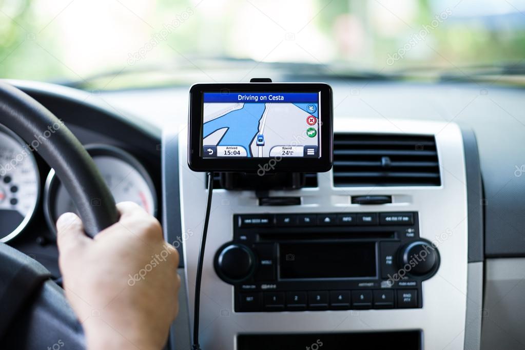 Travel by car with gps Stock Photo by ©luckybusiness 13367925
